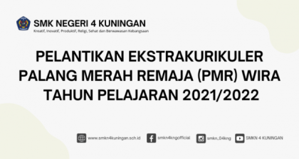 Pelantikan Ekstrakurikuler Palang Merah Remaja (PMR) Wira Pelajaran ...
